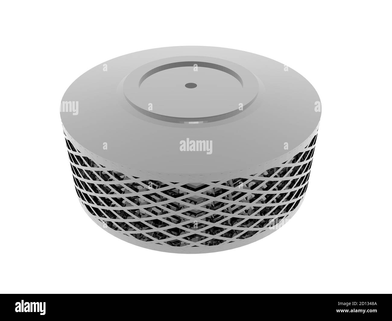 metallic air filter from the car Stock Photo - Alamy