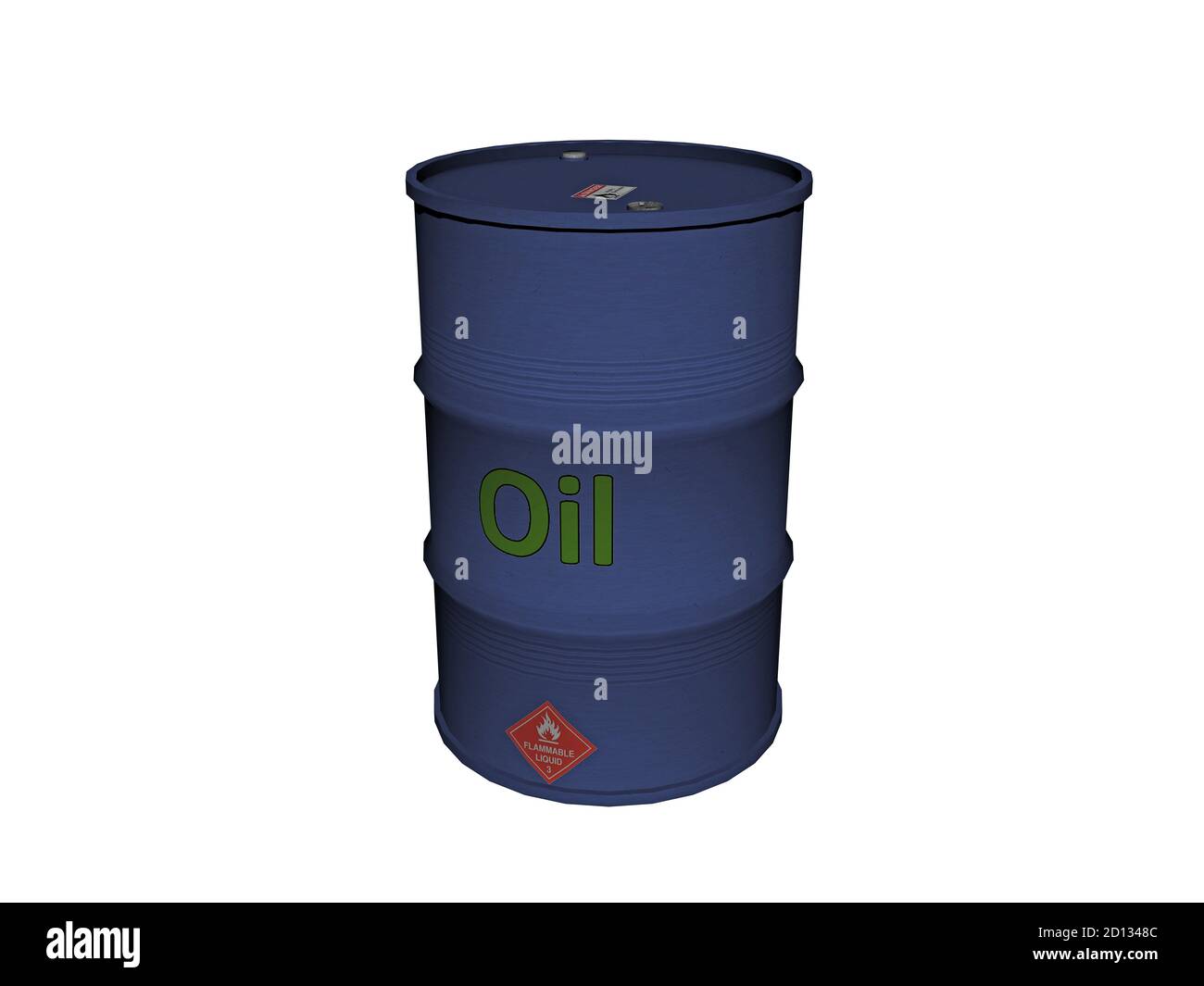old steel oil barrels Stock Photo - Alamy