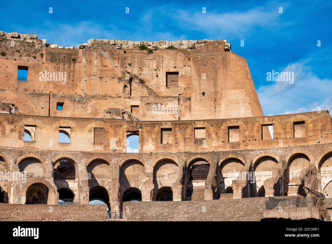 Interior of the Colosseum, Rome, Italy Stock Photo - Alamy
