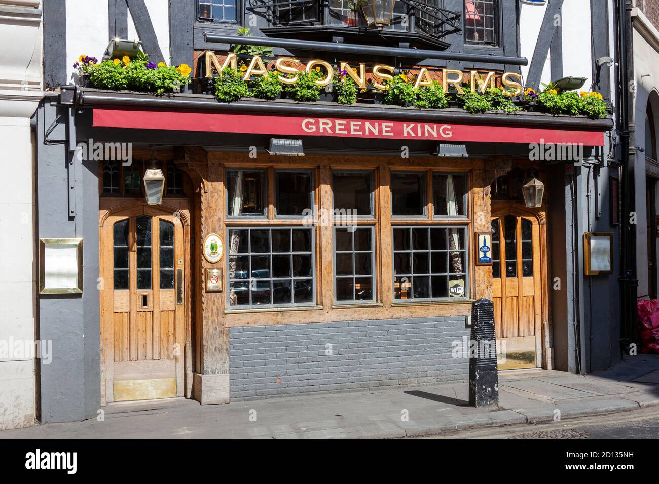London, UK, April 1, 2012 : Masons Arms a traditional British public ...