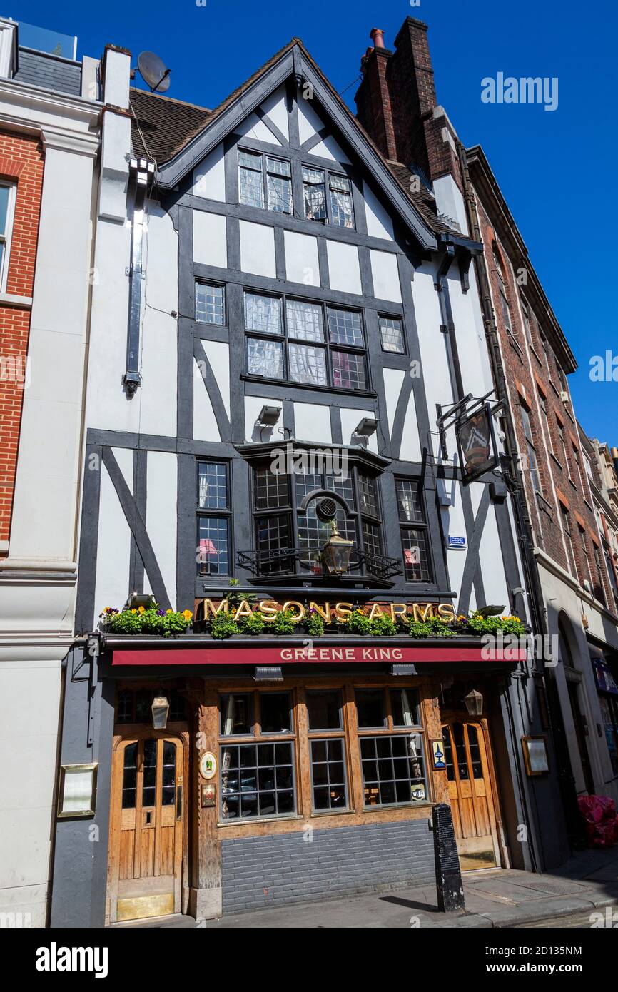 London, UK, April 1, 2012 : Masons Arms a traditional British public ...