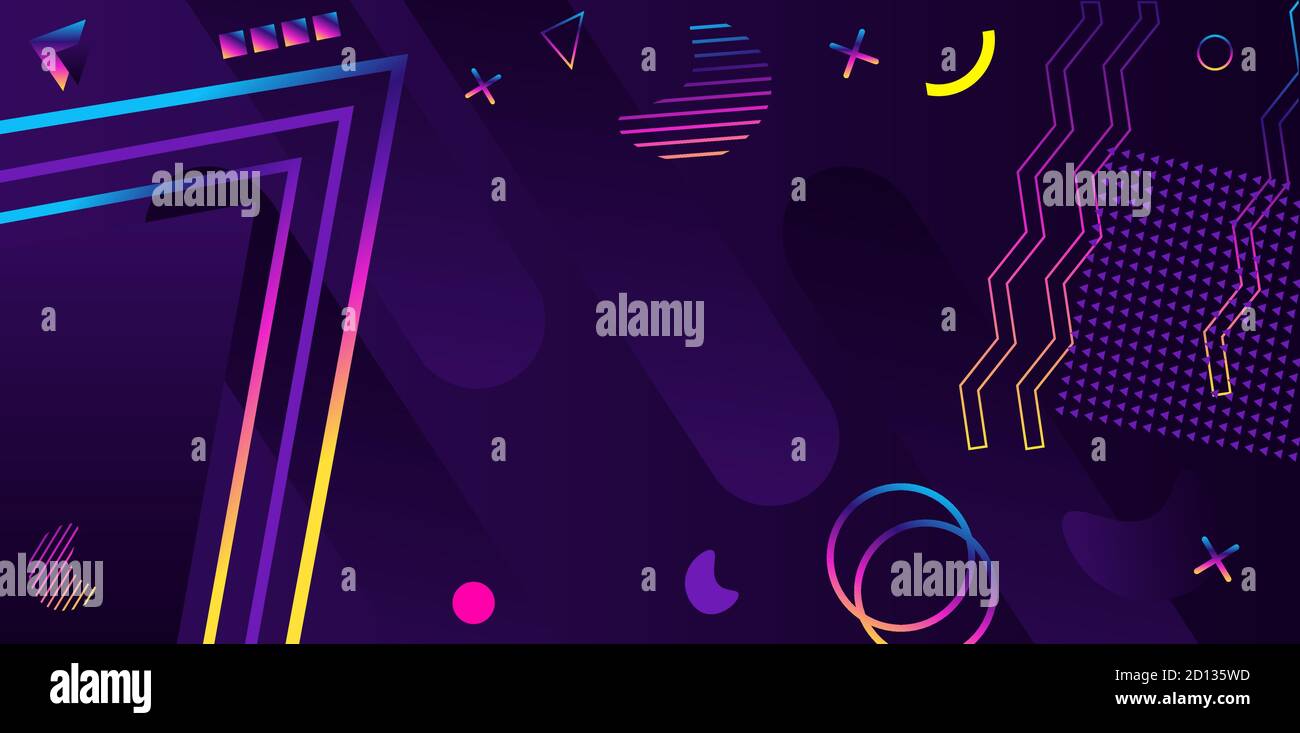 Abstract geometric ultraviolet background. Modern futuristic style ...