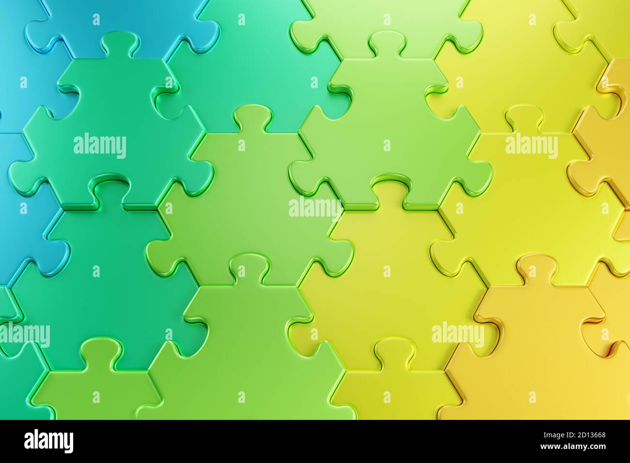 Geometric Pattern of a Jigsaw Puzzle Stock Photo - Alamy