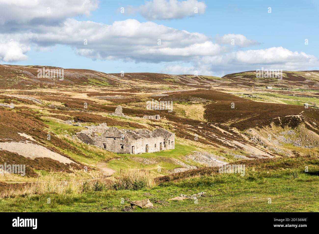 This is the ruins of the abandoned Surrender lead mine smelt mill in ...