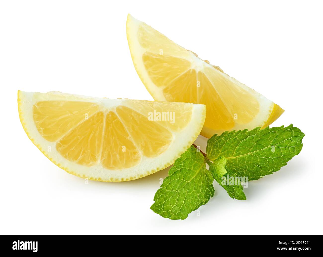 Half slice lemon mint hi-res stock photography and images - Alamy