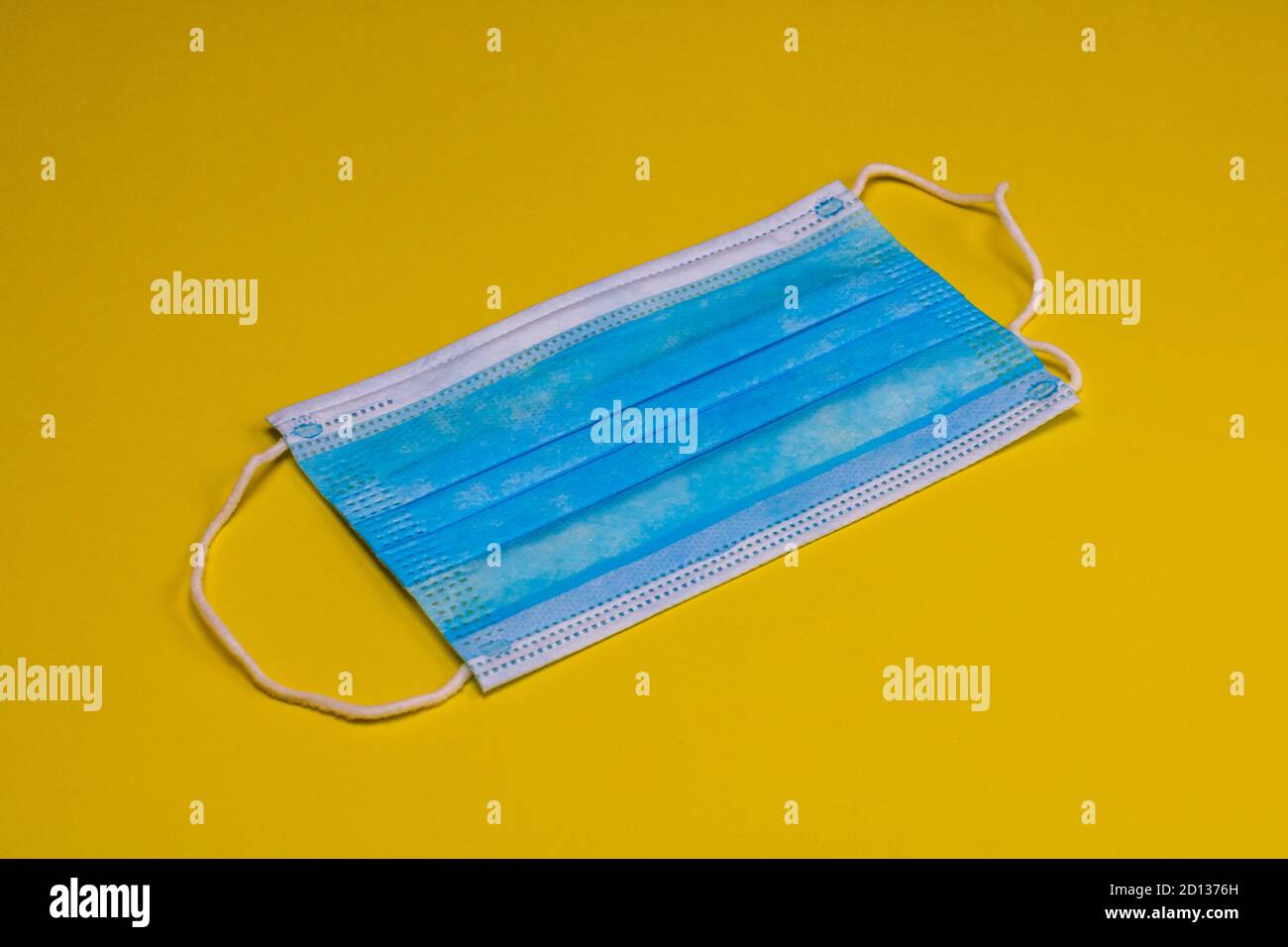 Medical hygienic mask, face protective surgical mask isolated Stock ...