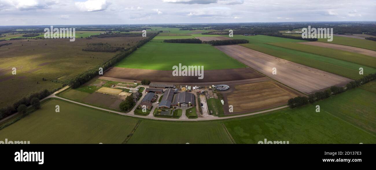 Dutch farmland panorama Stock Photo - Alamy