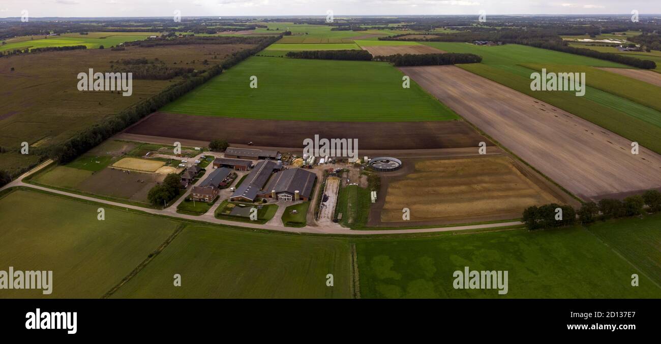 Dutch farmland panorama Stock Photo - Alamy