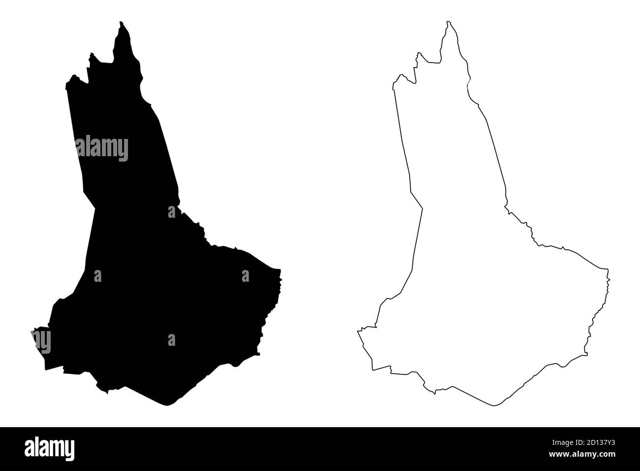 West Pokot County (Republic of Kenya, Rift Valley Province) map vector ...