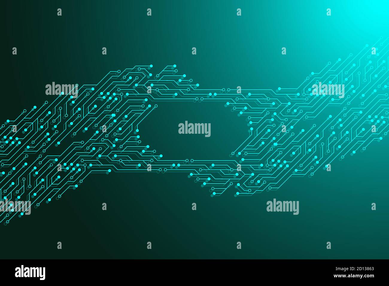 Computer motherboard background with circuit board electronic elements ...