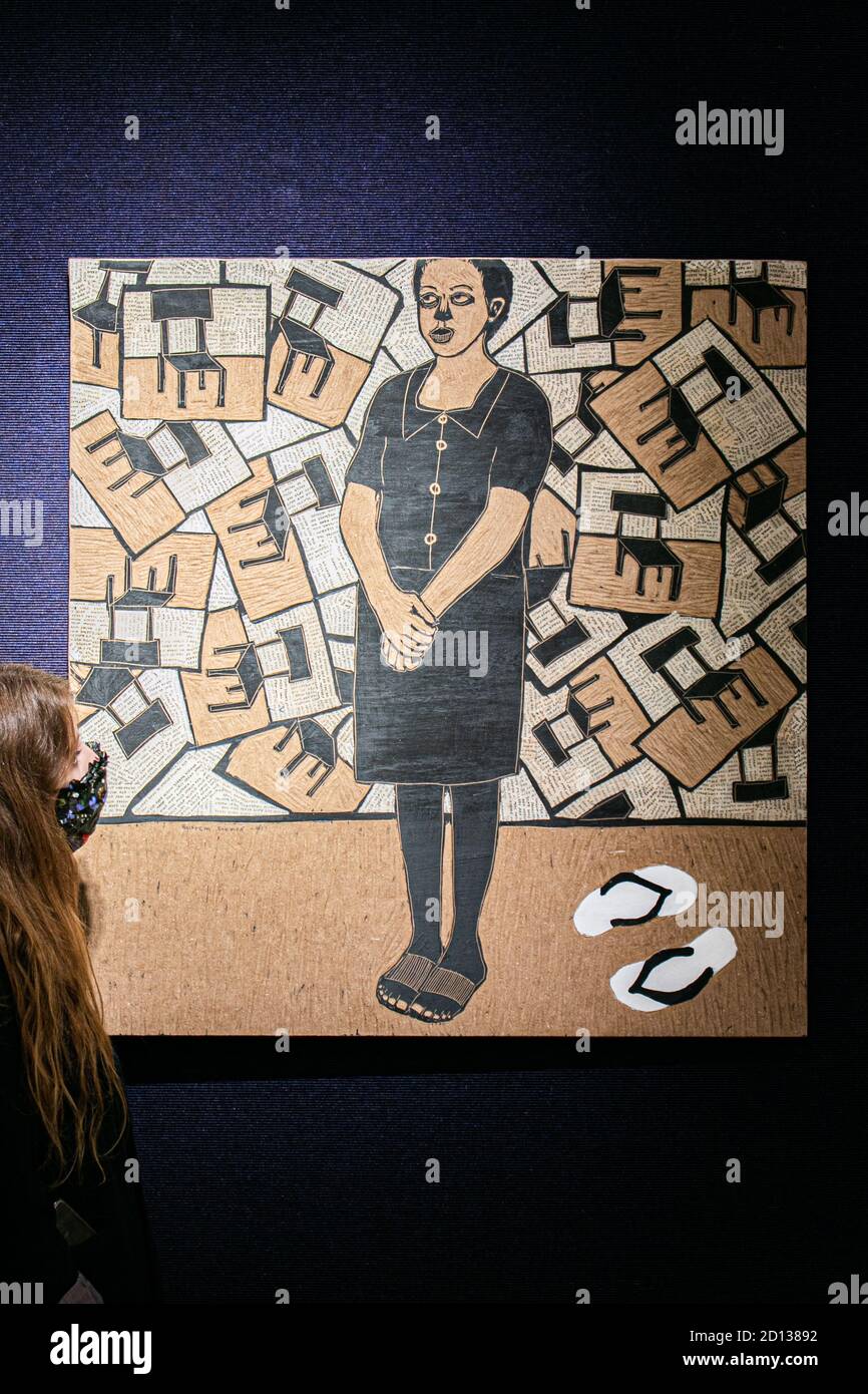 BONHAMS LONDON,UK 5 October 2020. EPHREM SOLOMON (Ethiopian, Born 1983 ...