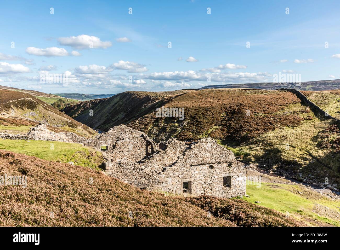 This is the ruins of the abandoned Surrender lead mine smelt mill in ...