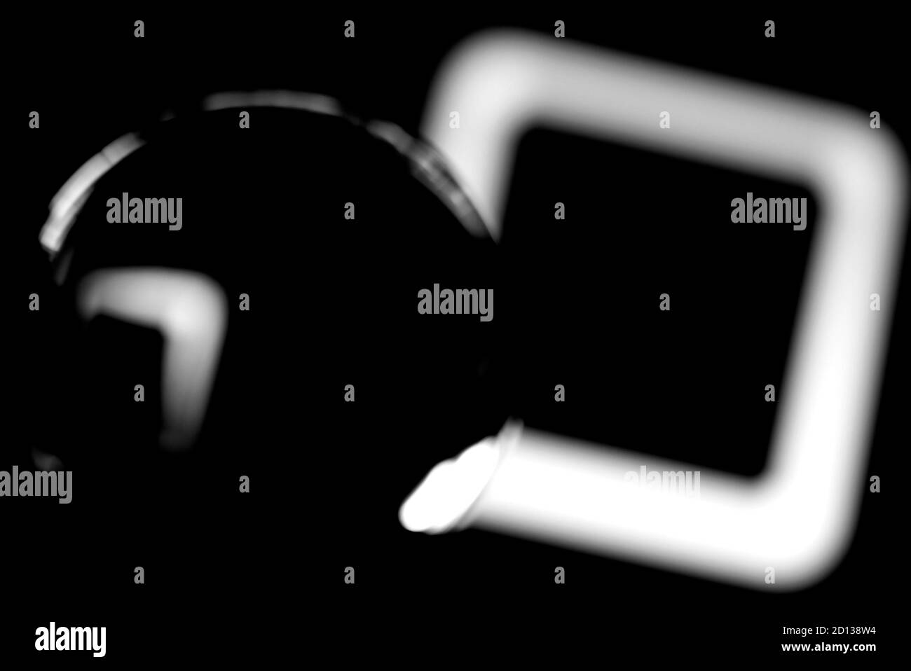 Abstract blurry background with seamless objects. Abstract objects in ...