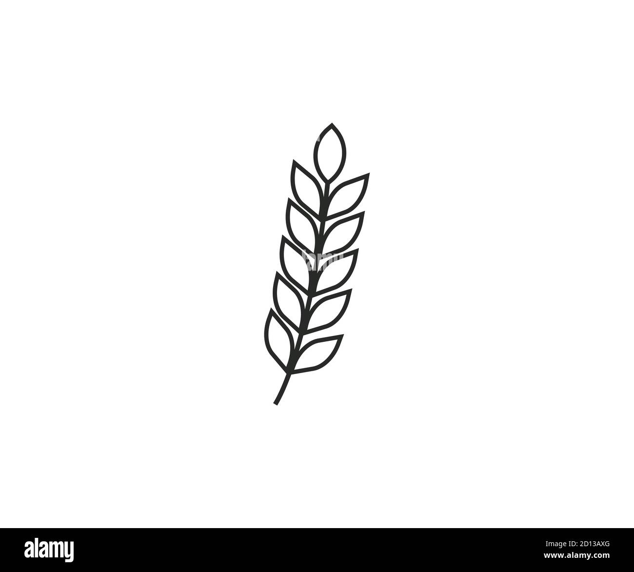 Wheat, crop, grain, agriculture icon. Vector illustration, flat design ...