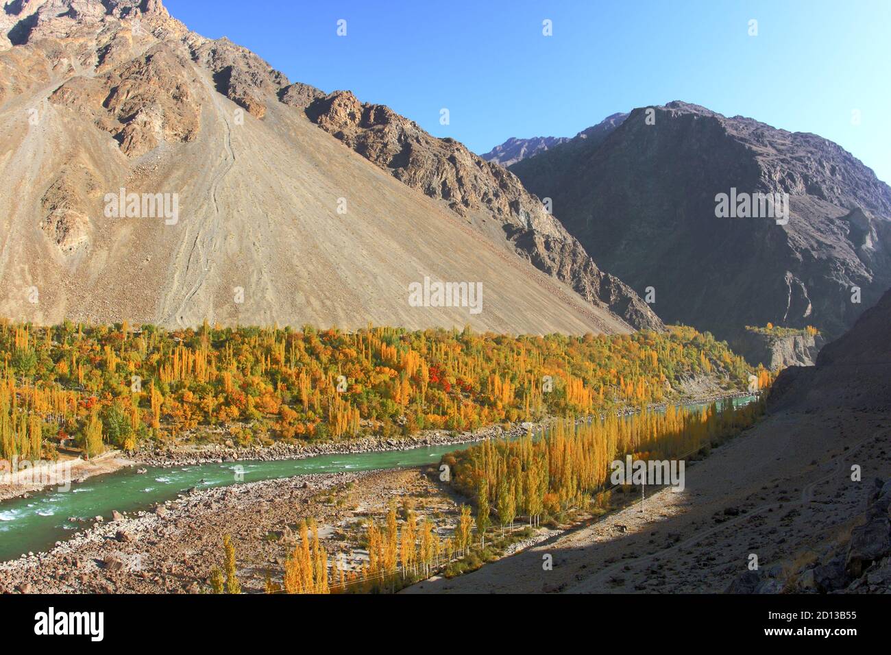landscape photos of norhtern areas of gilgit baltistan in autumn season ...