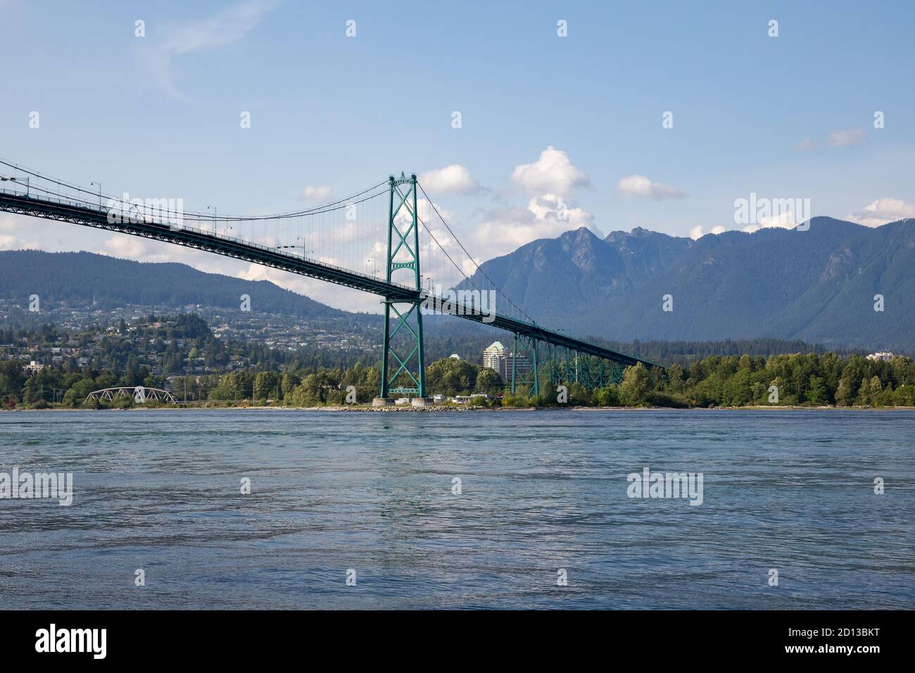 Beautiful shot of a Lions Gate Bridge in Vancouver, British Columbia ...