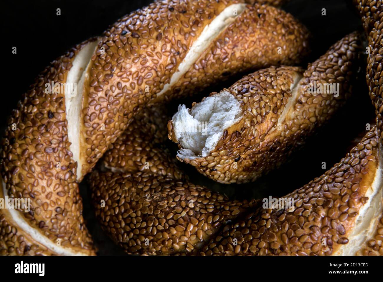 Turkish Simit Pretzel Bread Stock Photo - Alamy