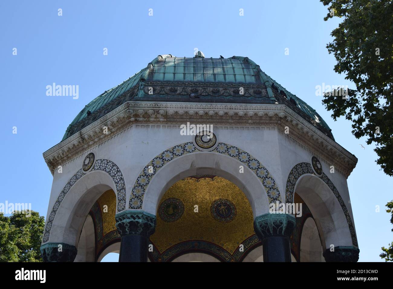 German architecture next to the Sultanahemt mosque in Istanbul, Turkey ...