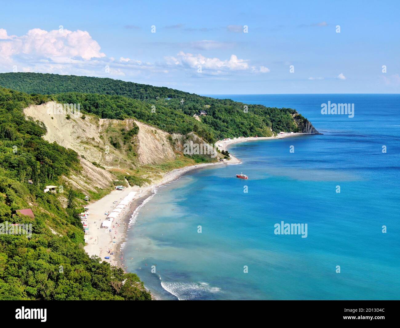 Aerial view beautiful blue lagoon hi-res stock photography and images ...
