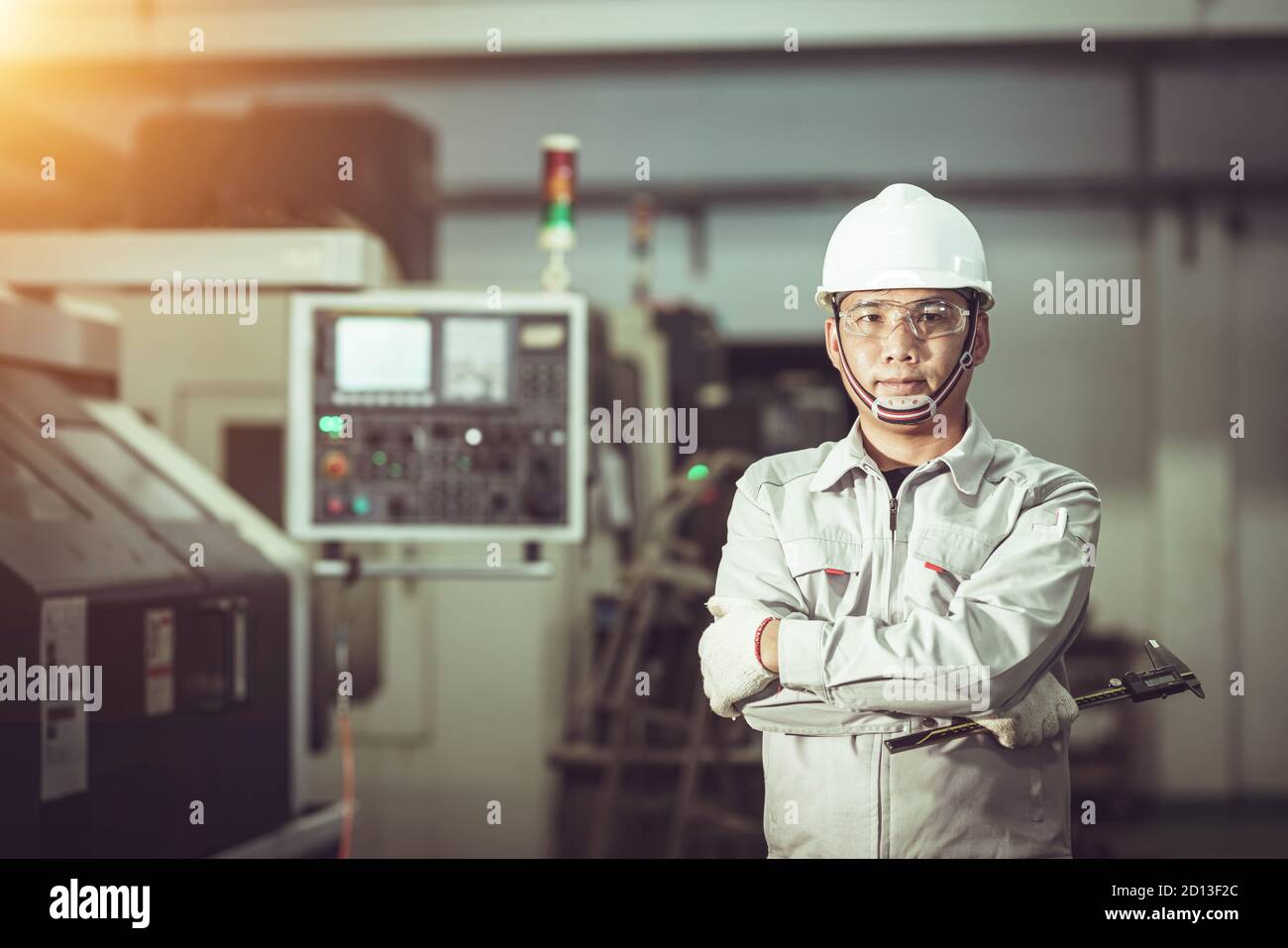Portrait professional in construction uniform hi-res stock photography ...