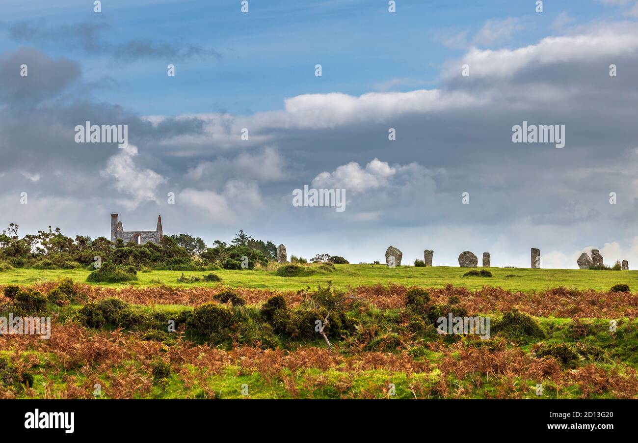 The hurlers bodmin moor autumn hi-res stock photography and images - Alamy