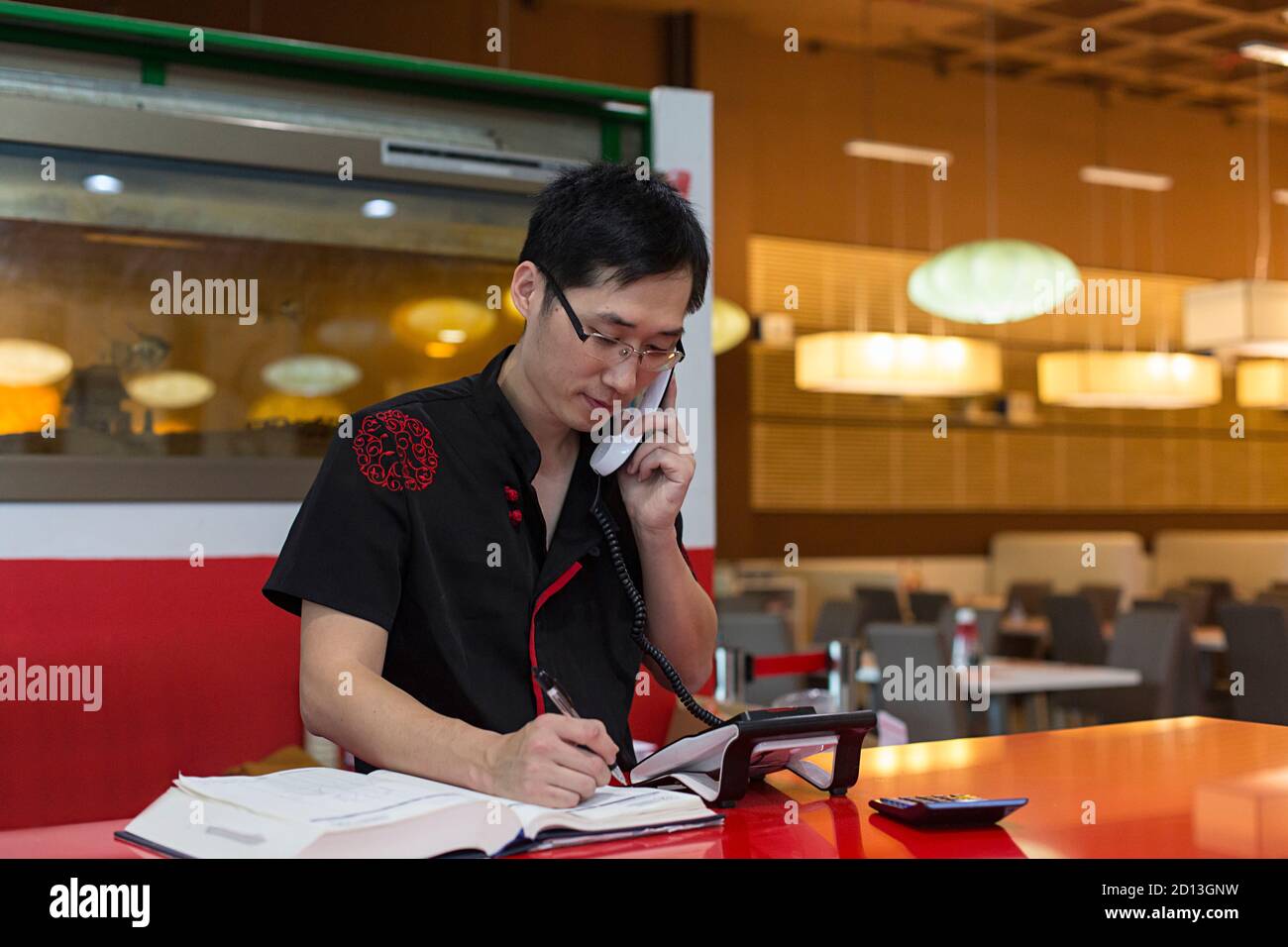 Receiving order hi-res stock photography and images - Alamy