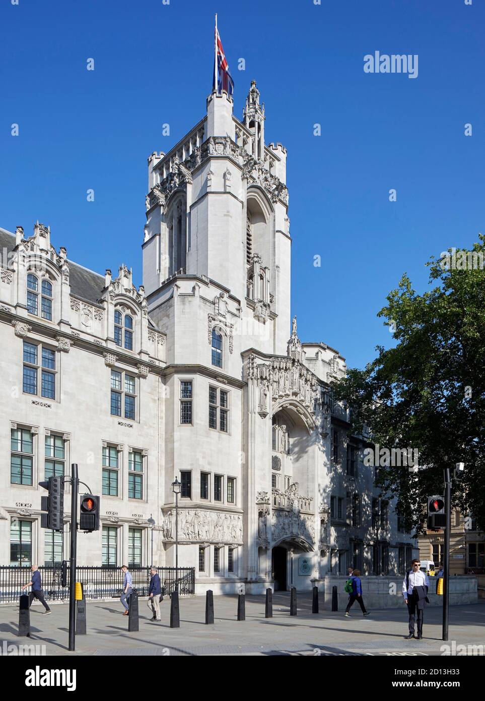 The Supreme Court. London cityscape, streets and facades, London ...