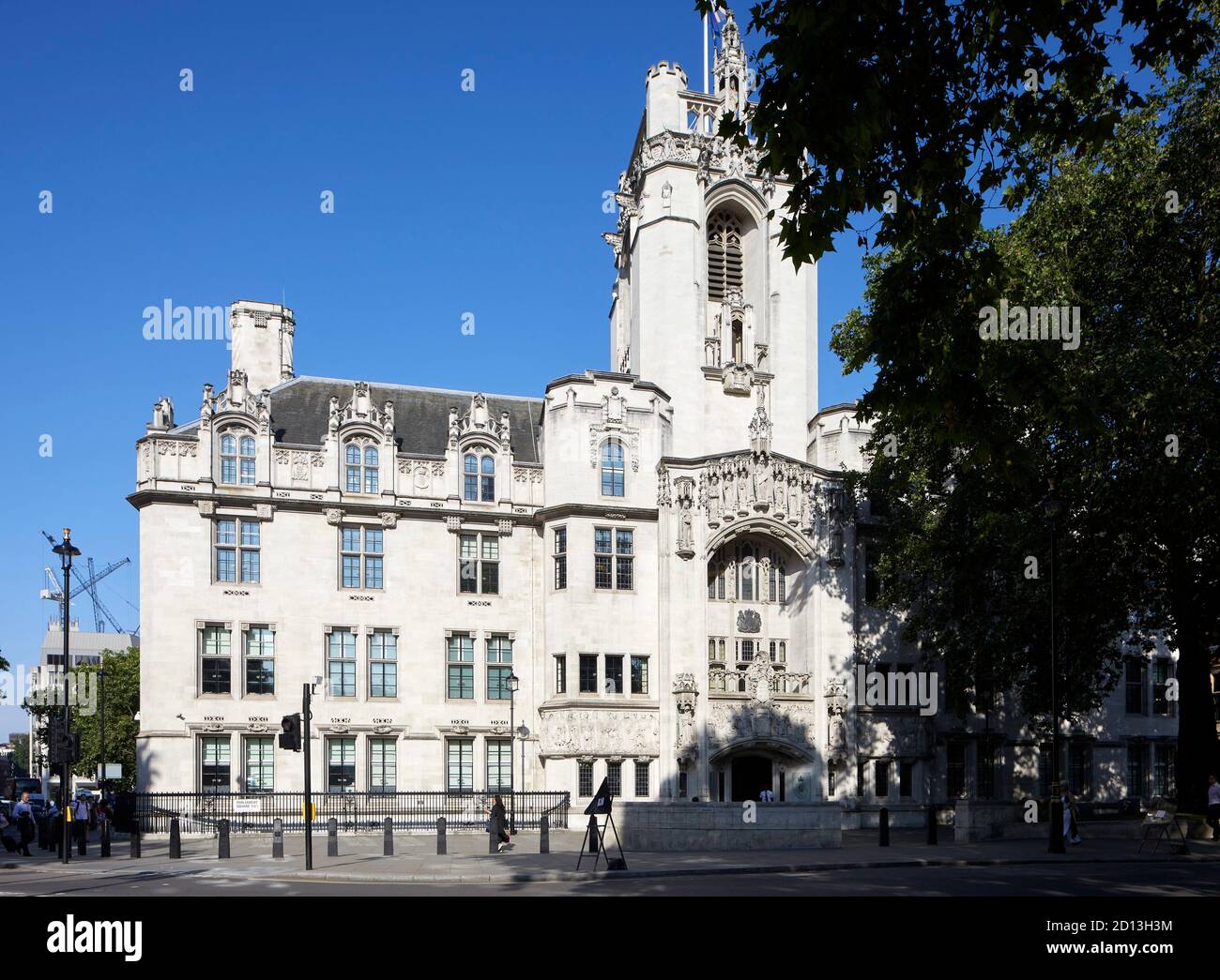 The Supreme Court. London cityscape, streets and facades, London ...