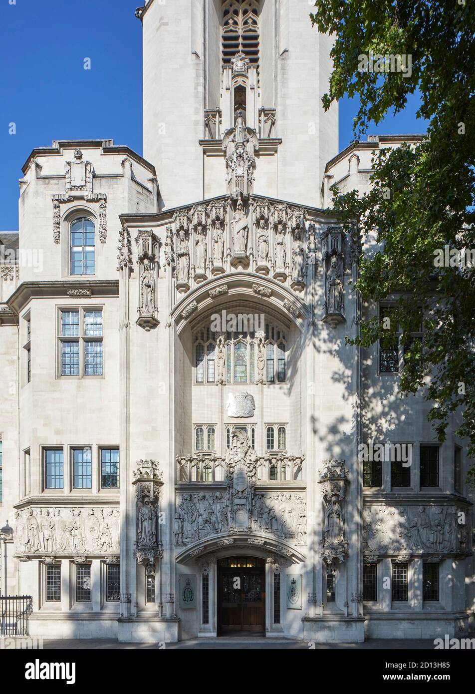 The Supreme Court. London cityscape, streets and facades, London ...
