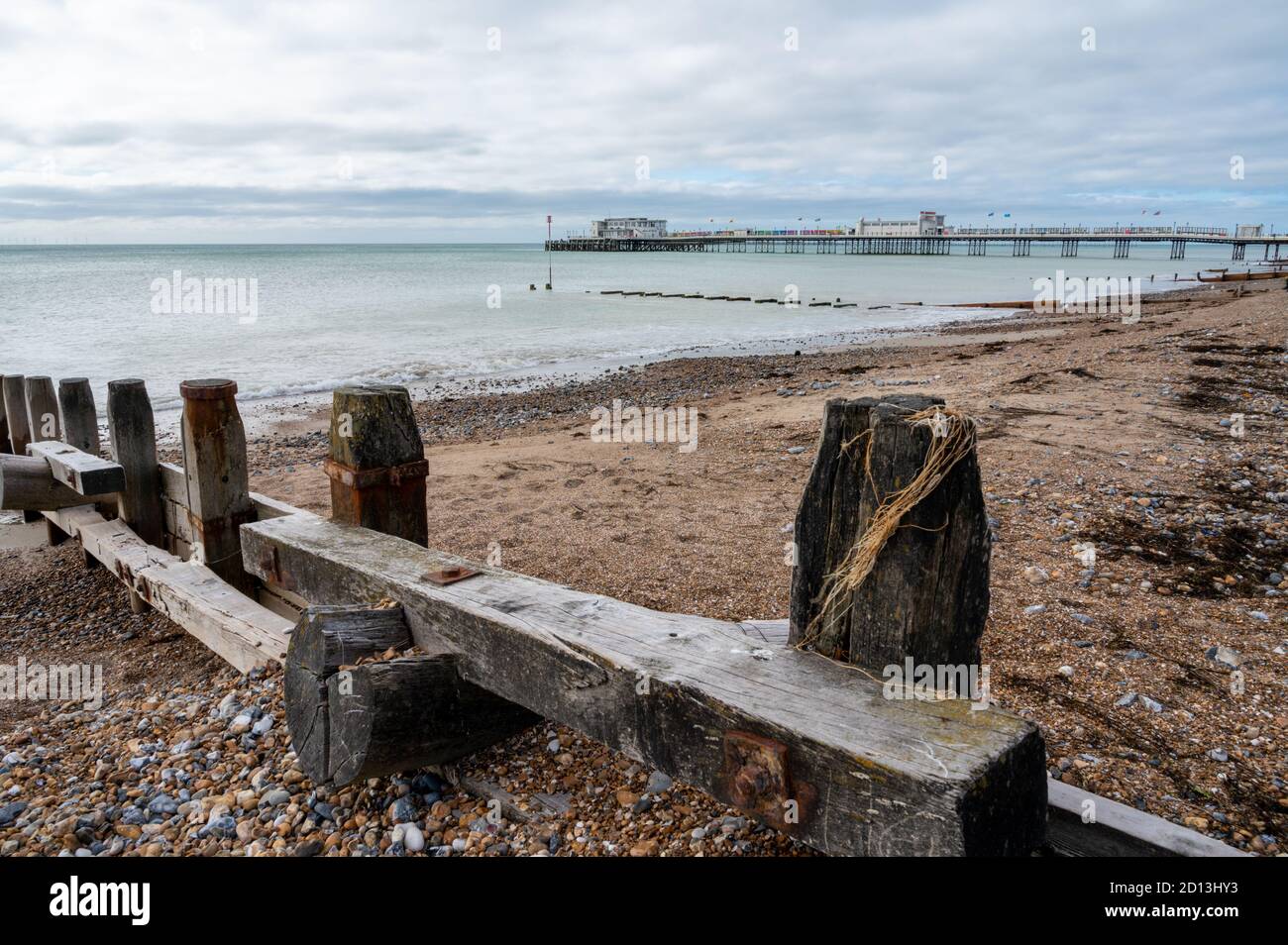 Pebble beach erosion barrier hi-res stock photography and images - Alamy