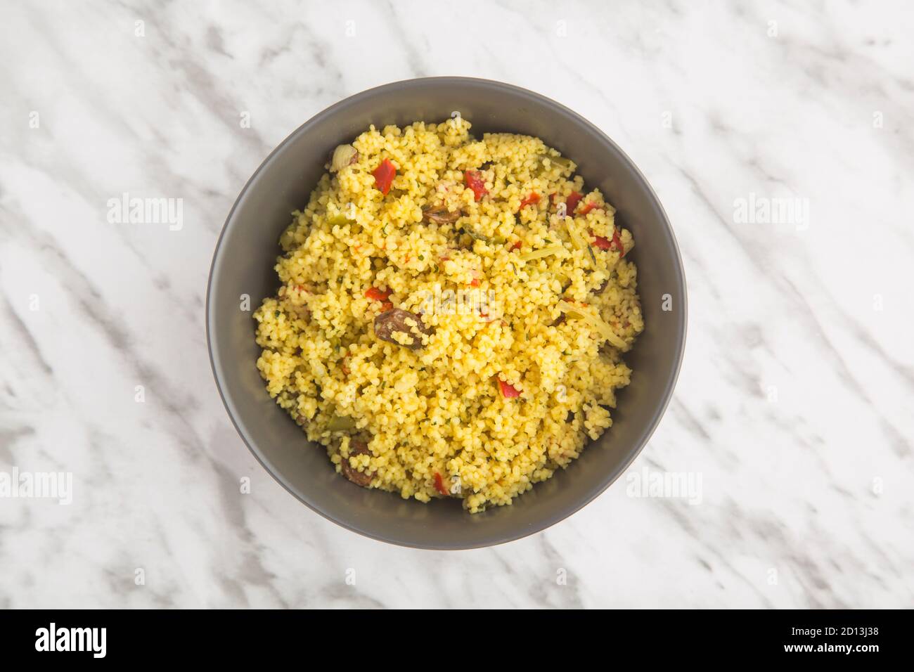 Couscous with vegetables, typical Arabic food Stock Photo - Alamy