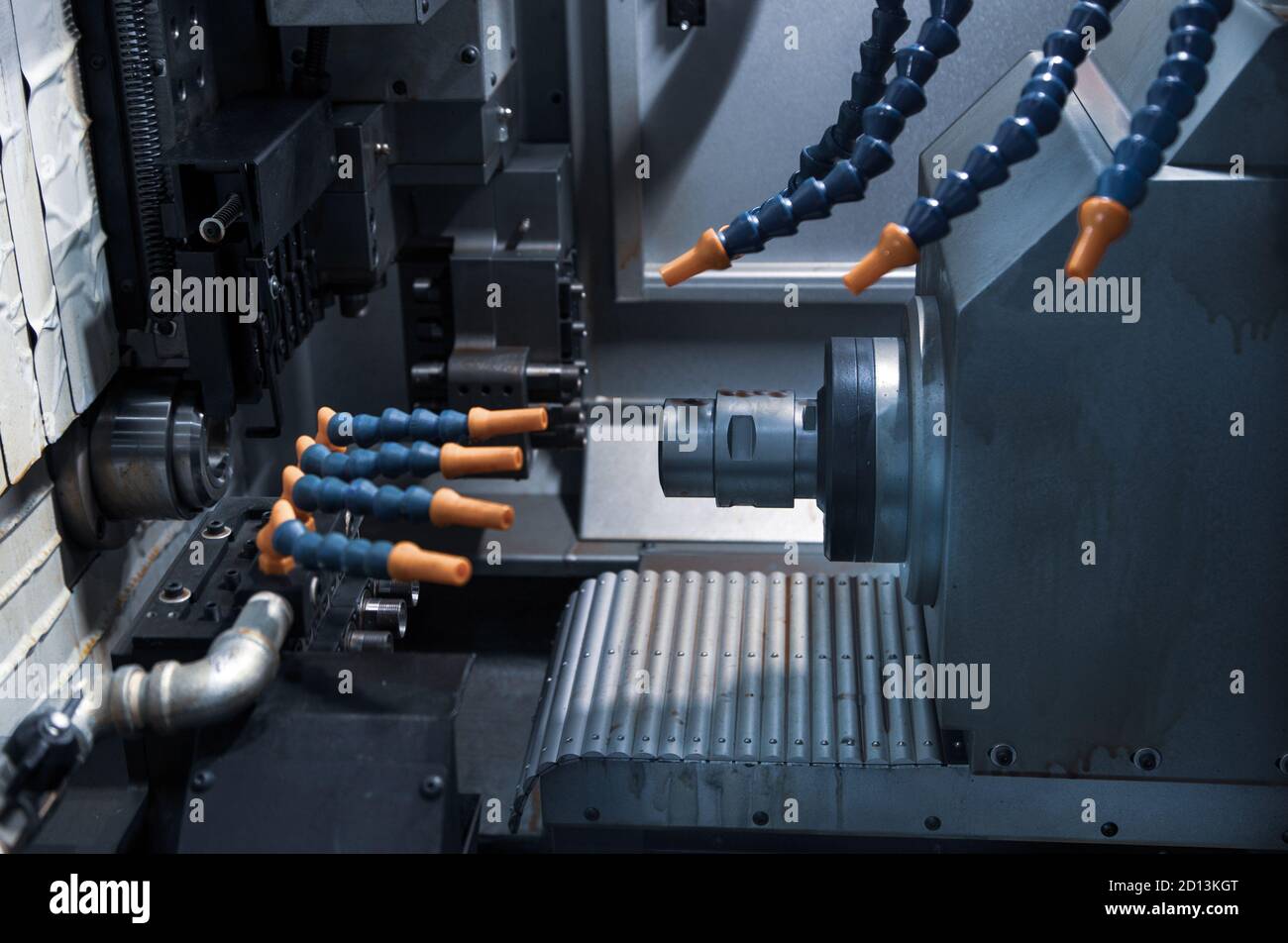 Multi tasking turning center machine, Industrial machinery. Industrial ...