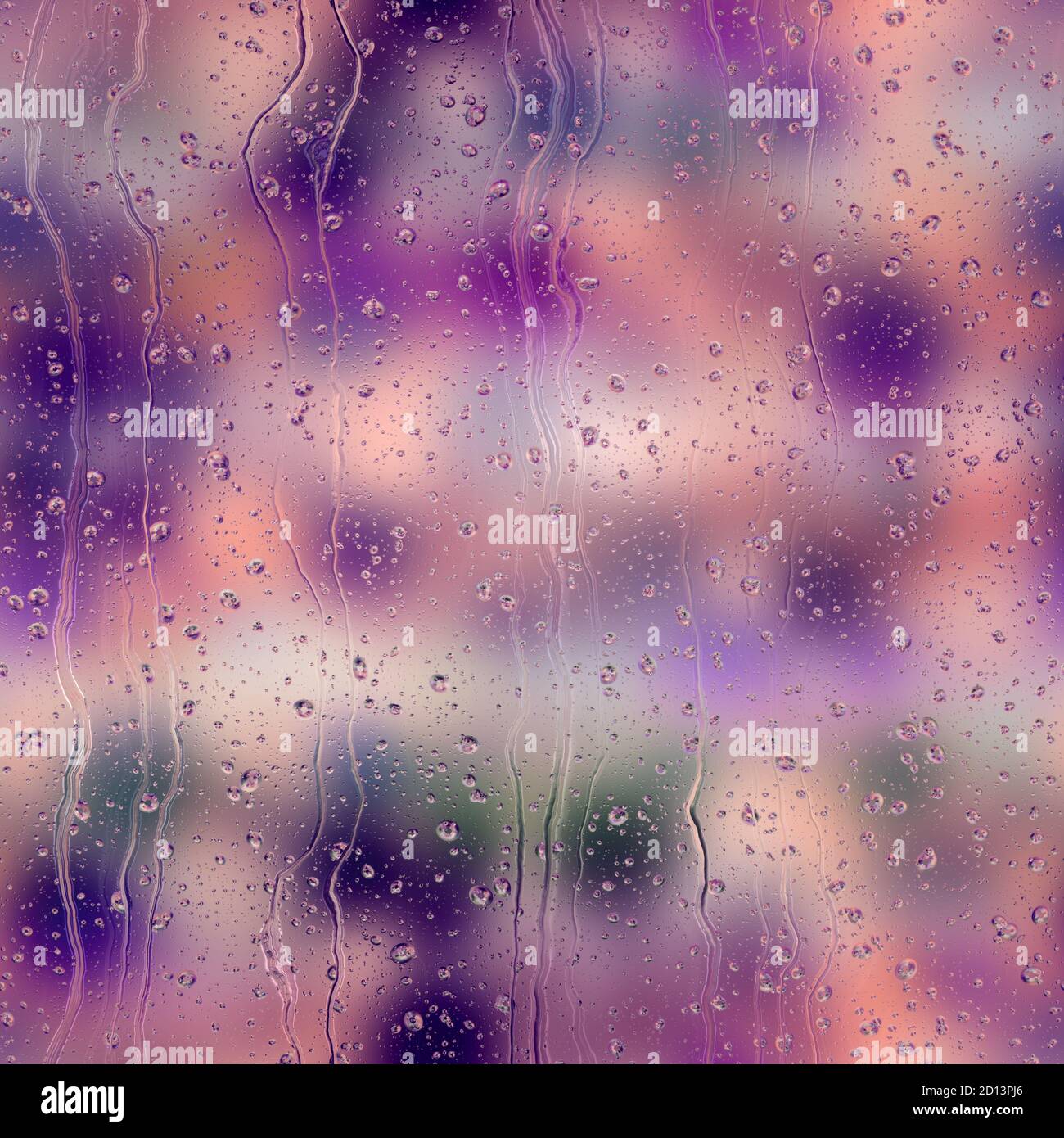 Seamless rain drop water repeat pattern on blur Stock Photo - Alamy