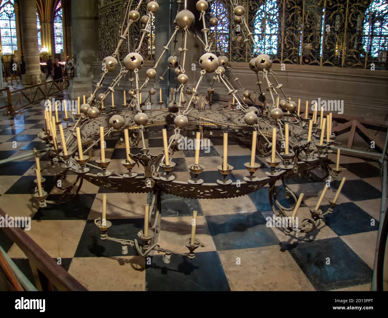 Cathedrale Notre Dame de Paris cite - catholic dome Stock Photo - Alamy