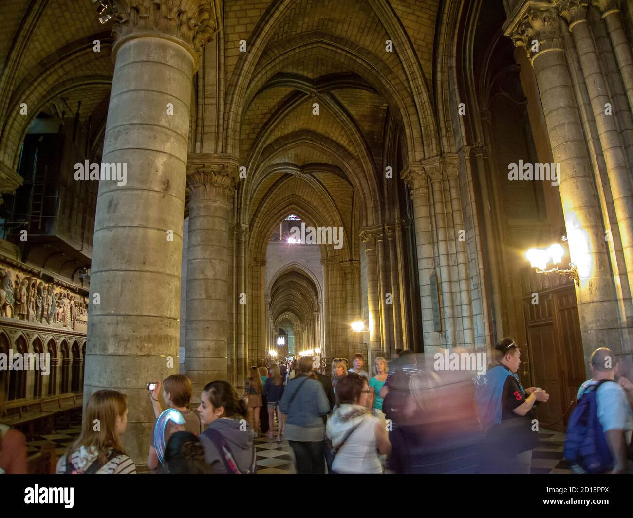 Cathedrale Notre Dame de Paris cite - catholic dome Stock Photo - Alamy
