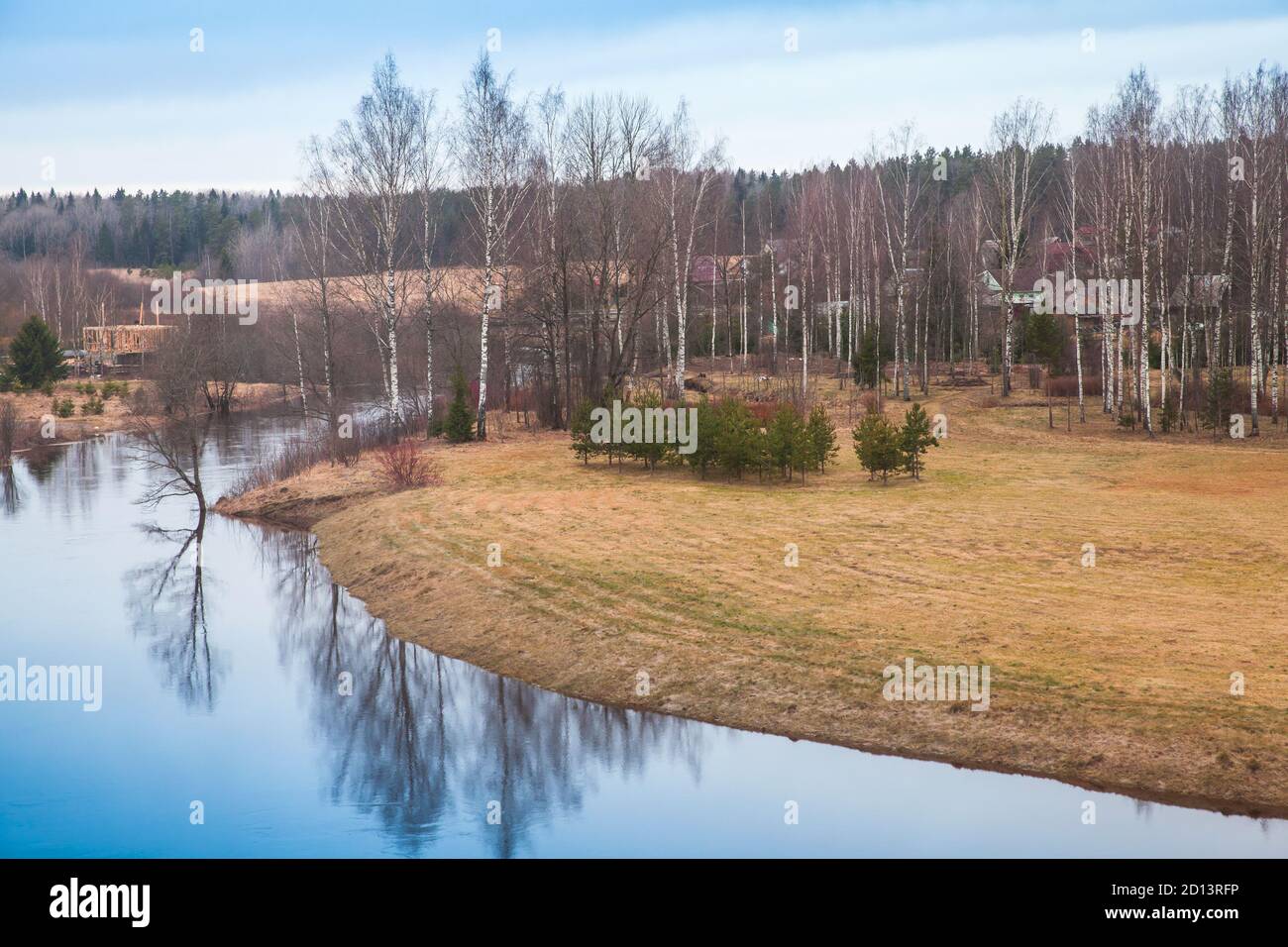 Rural russian landscape hi-res stock photography and images - Alamy
