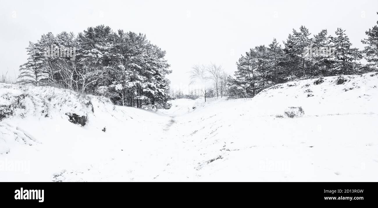 Beautiful snowy landscape winter hi-res stock photography and images ...