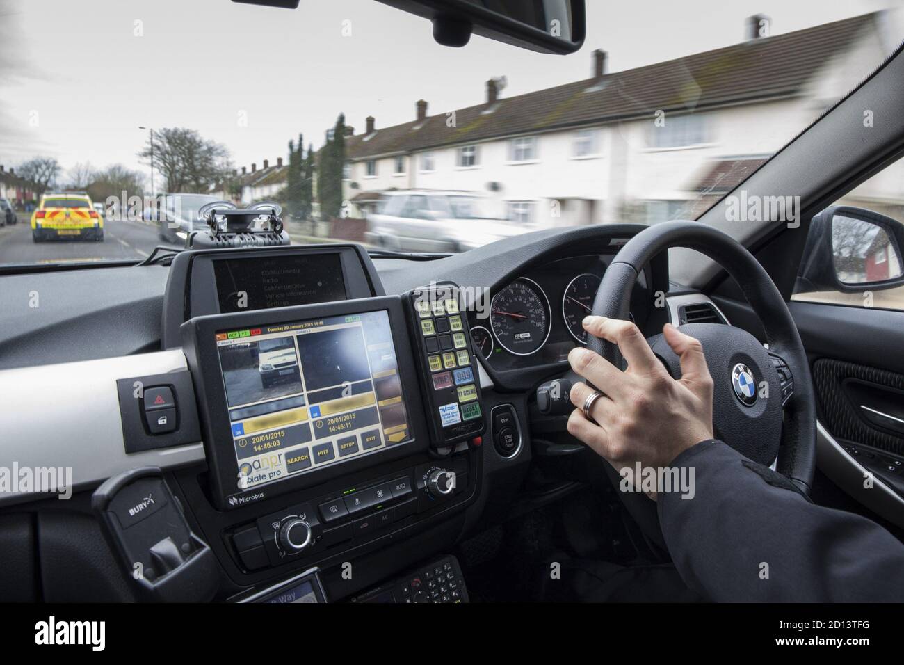 Interior of police patrol vehicle hi-res stock photography and images ...