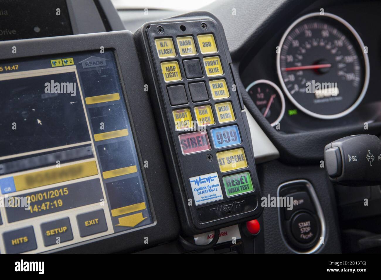 Interior of police patrol vehicle hi-res stock photography and images ...