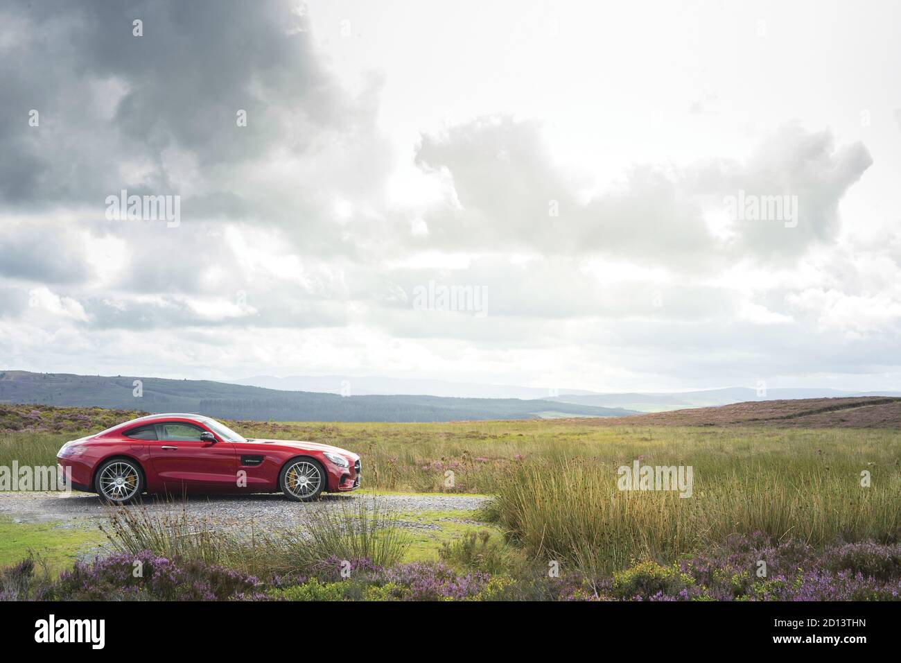 Mercedes amg side profile hi-res stock photography and images - Alamy
