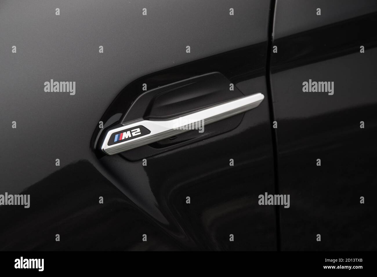 BMW M2 during the road test of the year Stock Photo - Alamy