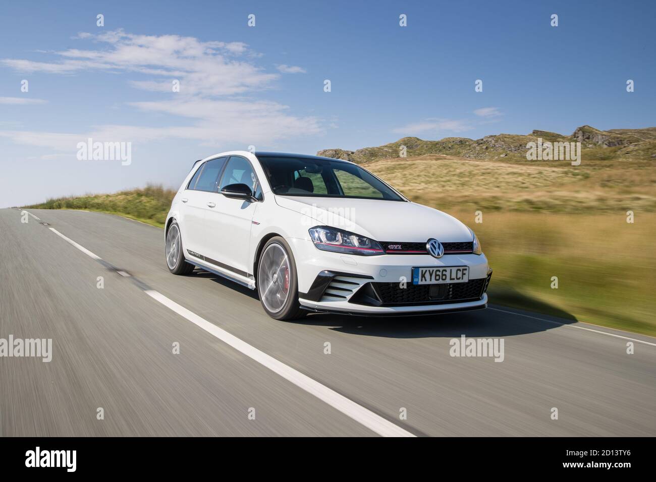 VW Golf Clubsport during the road test of the year Stock Photo - Alamy