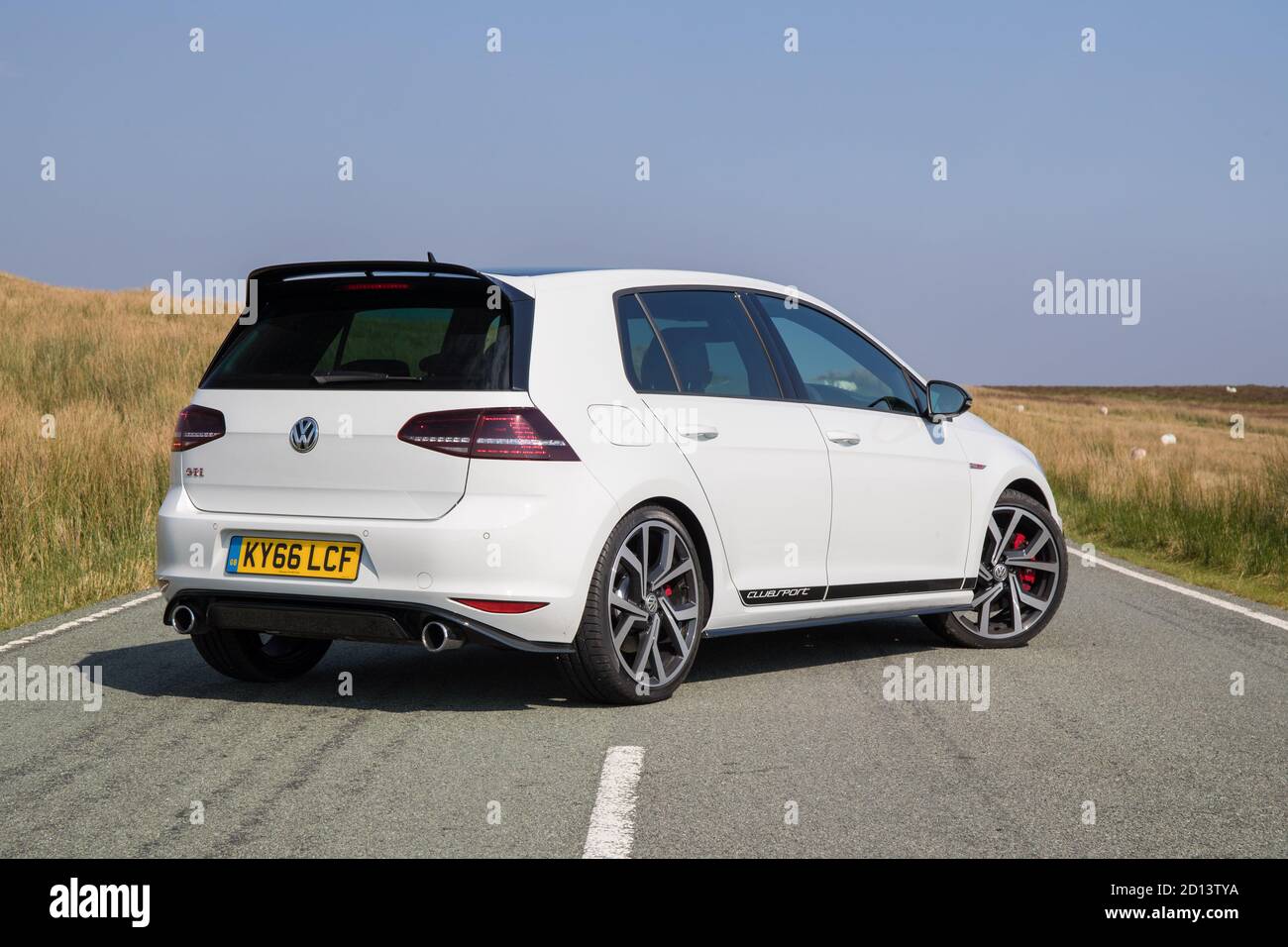 VW Golf Clubsport during the road test of the year Stock Photo - Alamy