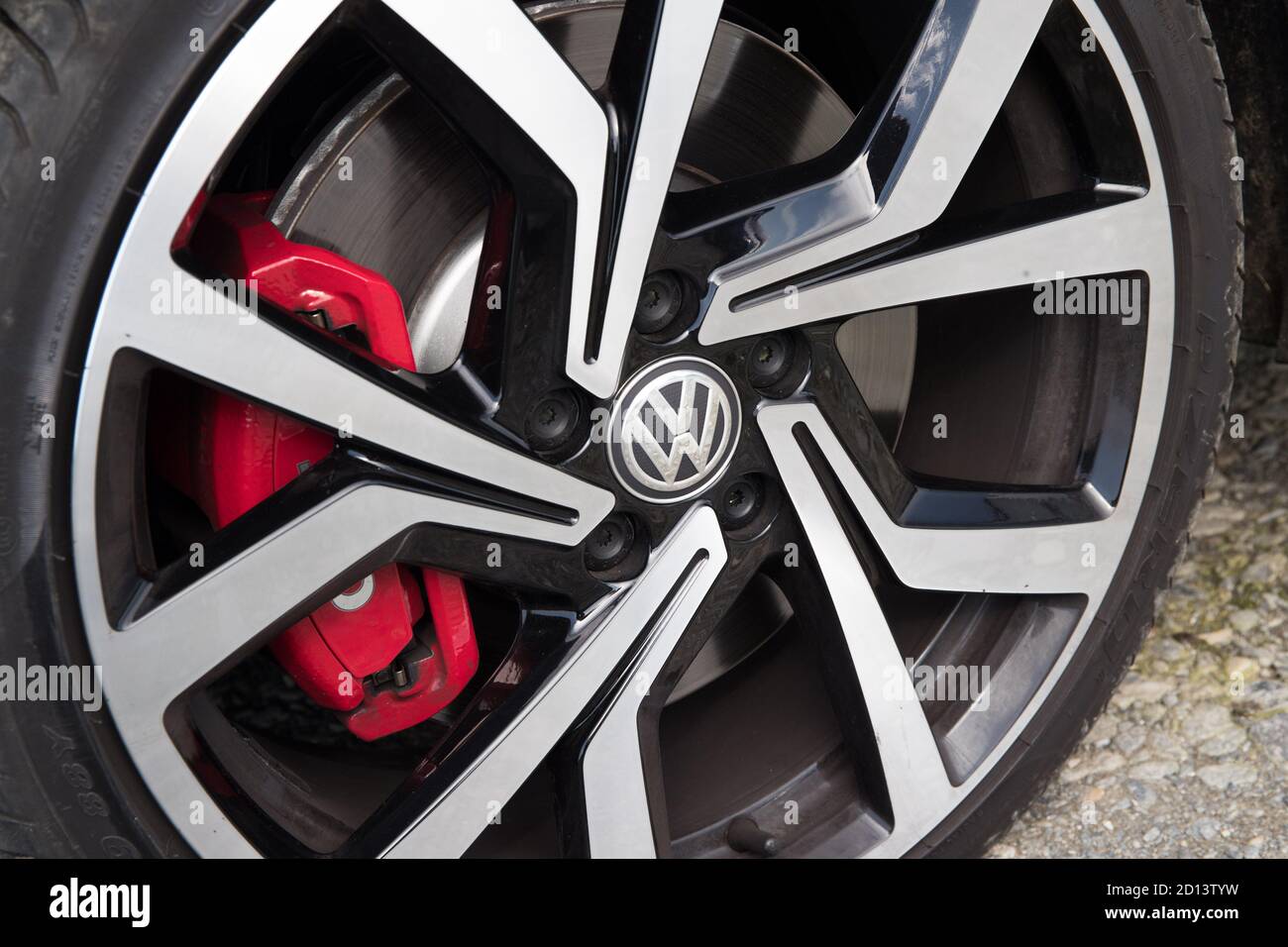VW Golf Clubsport during the road test of the year Stock Photo - Alamy