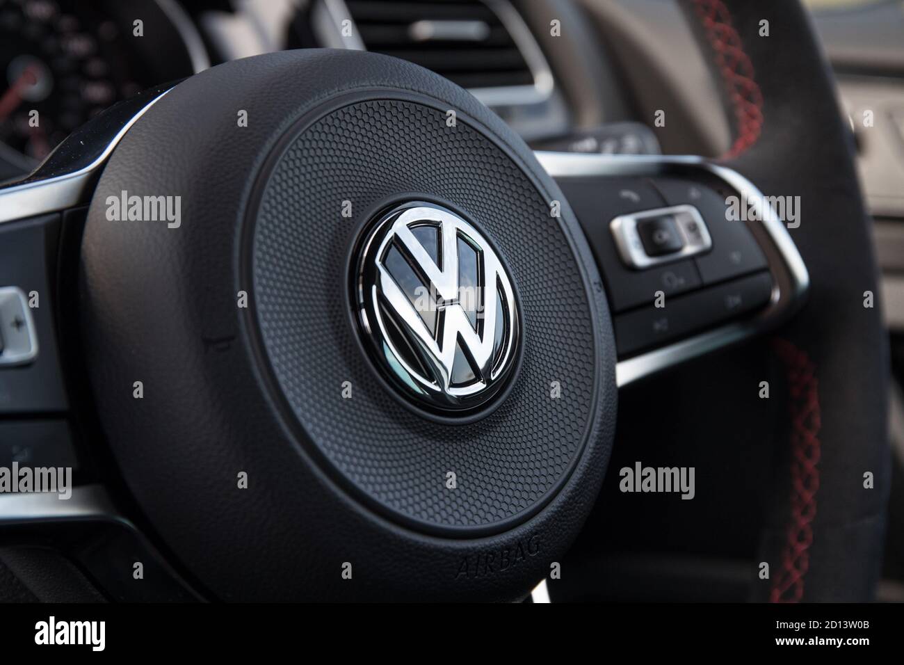 VW Golf Clubsport during the road test of the year Stock Photo - Alamy