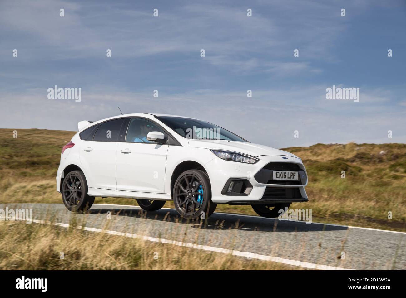 Ford Focus RS during the road test of the year Stock Photo - Alamy