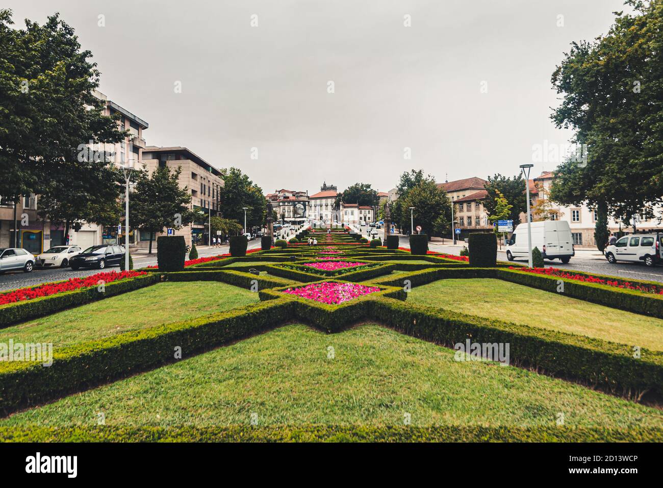 Garden of the Largo da Republica do Brasil, a garden near Nossa Senhora ...