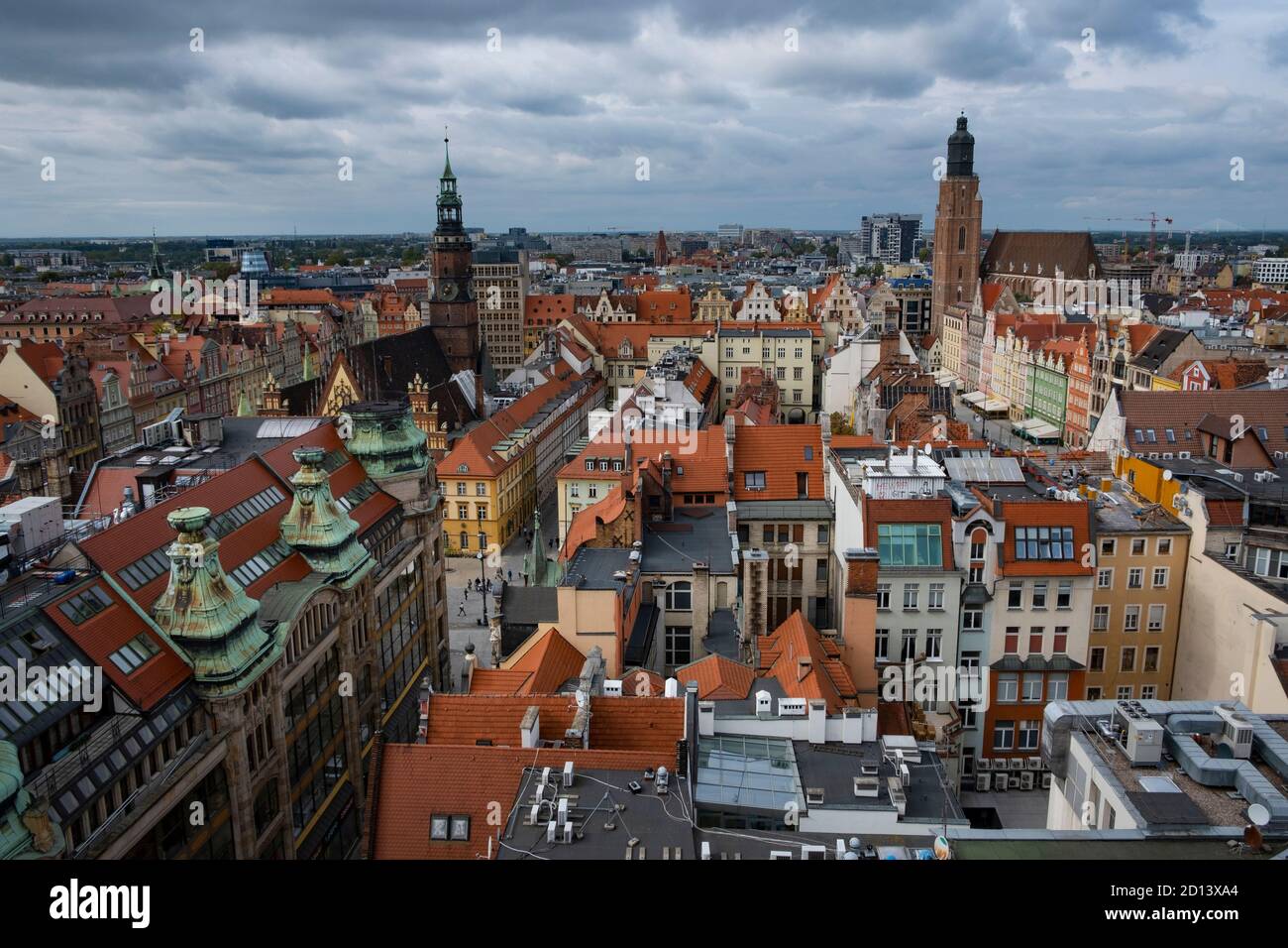 Wroclaw poland top view panorama hi-res stock photography and images ...