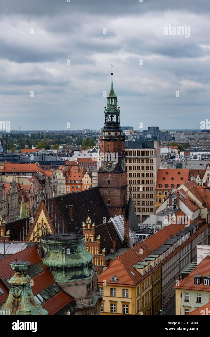 Wroclaw poland top view panorama hi-res stock photography and images ...