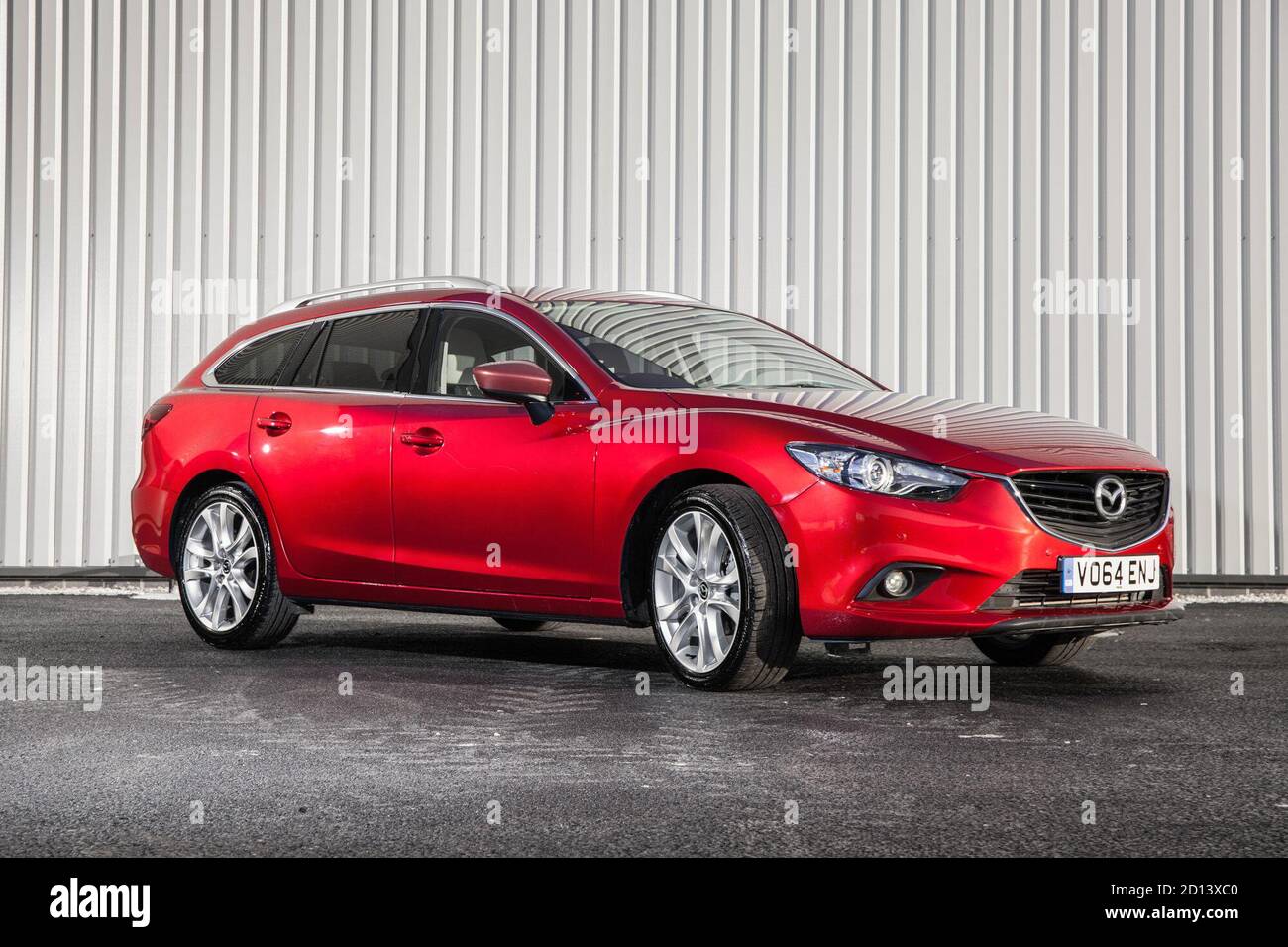Mazda 6 Estate, Gosport, 7th February 2015 Stock Photo - Alamy